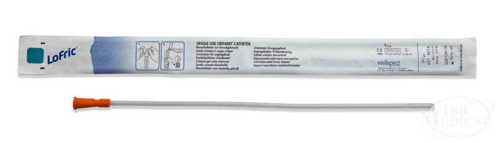 LoFric Primo Male Length Hydrophilic Catheter | 180 Medical