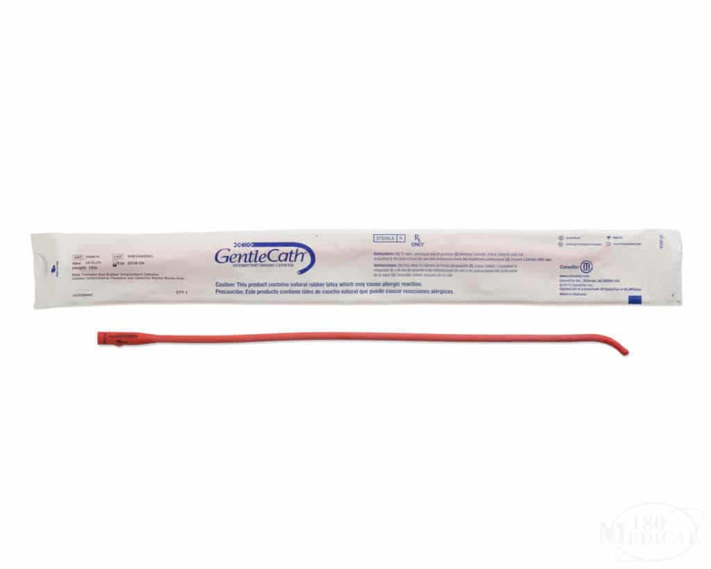 BD Bard Red Rubber Coudé Tip Catheter - 180 Medical