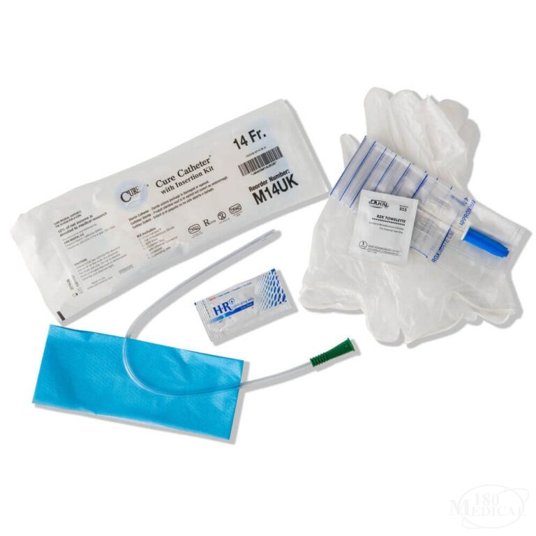 Cure Medical U-Shaped Pocket Catheter Kit | 180 Medical