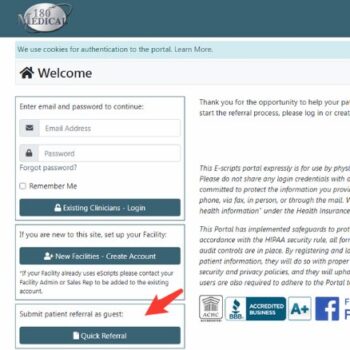 Can I refer online without creating an account?