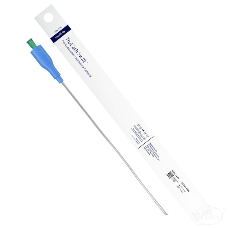 TruCath Swift Pre-lubricated Coudé Catheter | 180 Medical